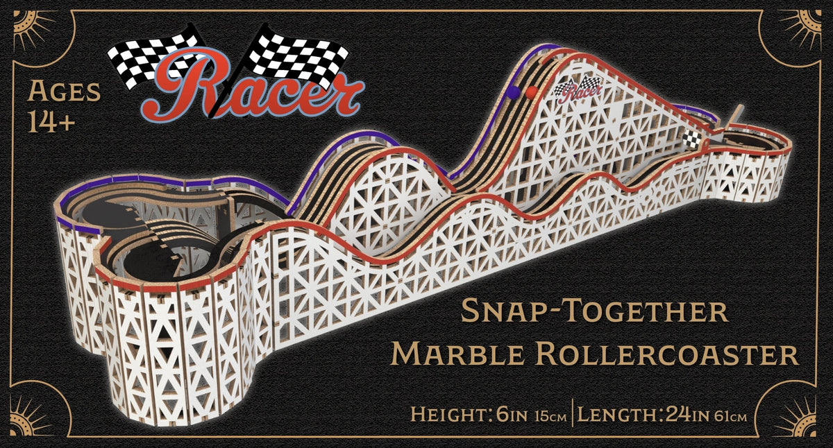 Race Snap-Together Marble Roller Coaster – Grey Duck Games & Toys