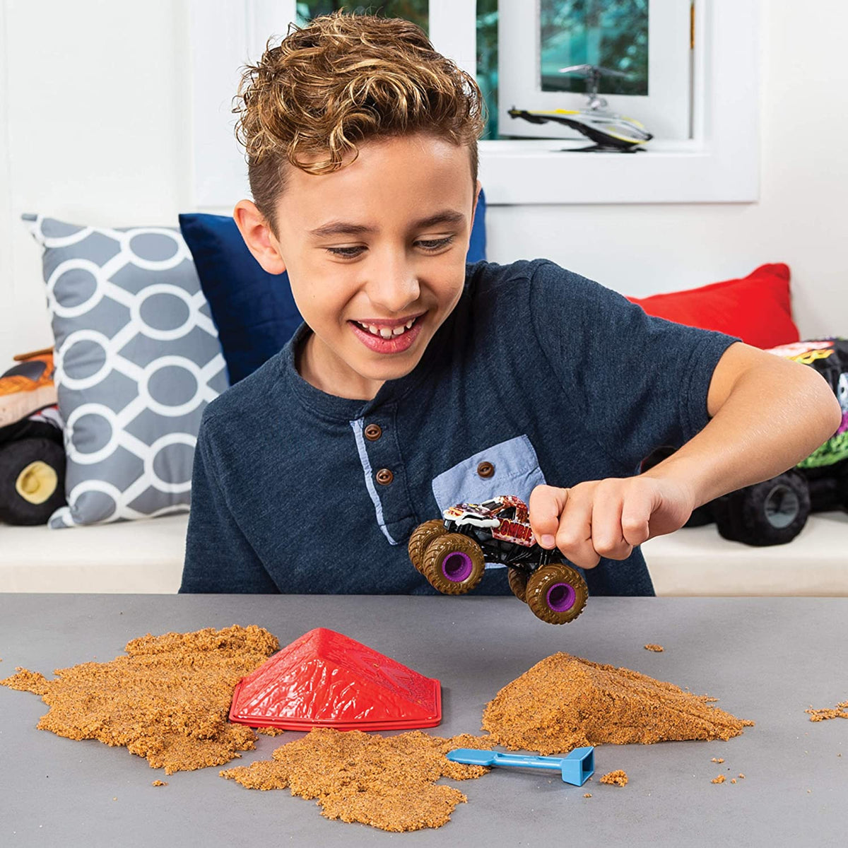 Monster Jam Kinetic Sand Pack – Grey Duck Games & Toys